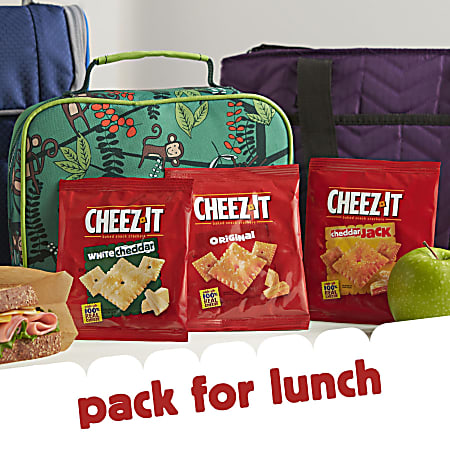 Cheez It Variety Packs 1 Oz 12 Pouches Per Pack Case Of 2 Packs ...