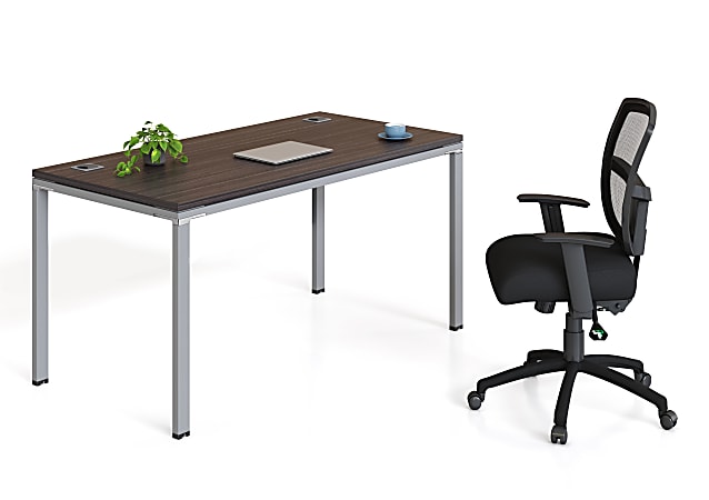 Boss Office Products Simple System Workstation 71 x 30 Driftwood ...