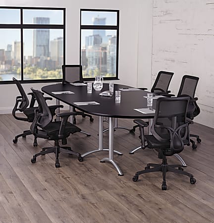 WorkPro Flex Collection Rectangle Table Top Espresso - Office Depot