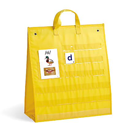 Hand2Mind Phonics Skill Building Demonstration Pocket Chart Multicolor ...