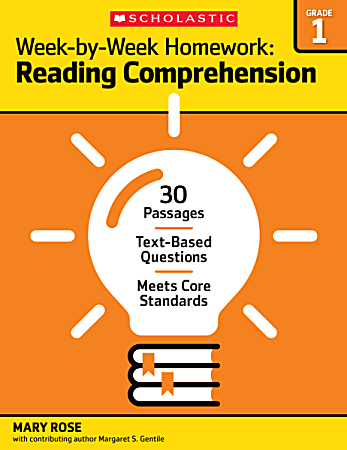 Scholastic Week By Week Homework Reading Comprehension Workbook Grade 1 ...