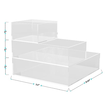 Martha Stewart Brody Stack Slide Plastic Tray Office Desktop Organizers ...