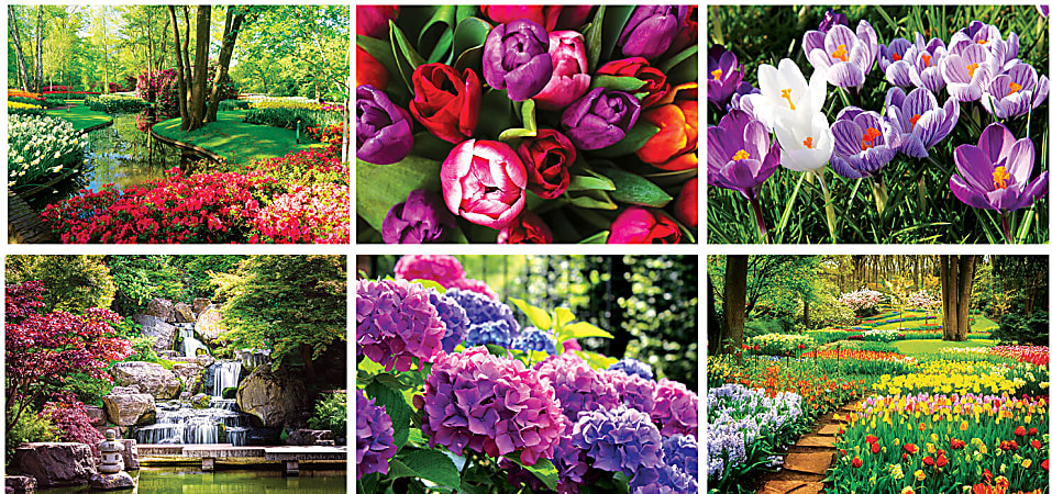 Garden Splendor Spiral Wall Calendar - Office Depot