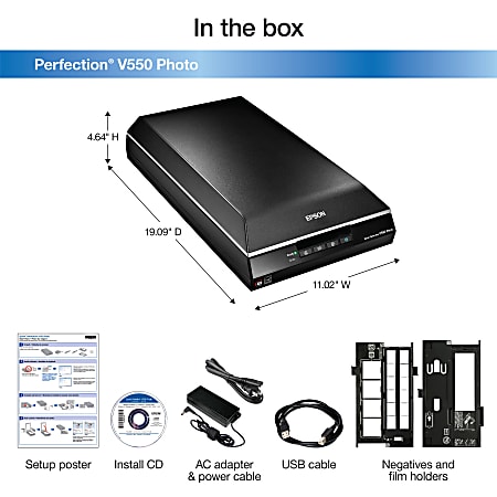 Epson Perfection V550 Photo Scanner - Office Depot