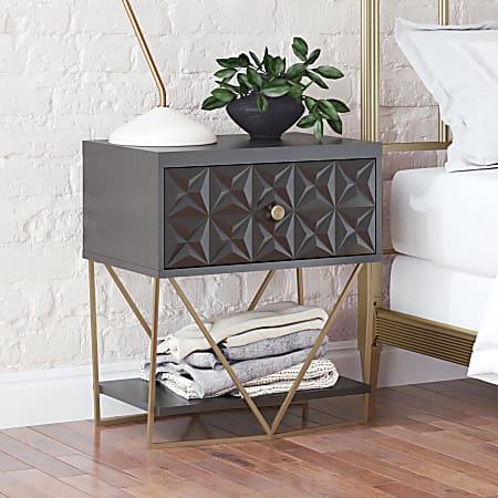 CosmoLiving by Cosmopolitan Blair Accent Table 26 34 H x 23 316 W x 16 ...