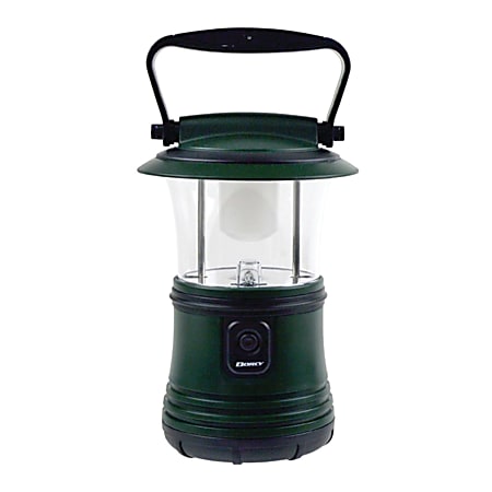Dorcy 400 Lumen LED Camping Lantern Green - Office Depot