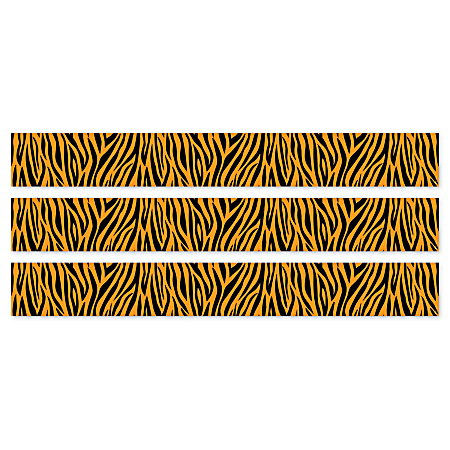Creative Teaching Press EZ Borders Jungle Friends Tiger Stripes 24 ...