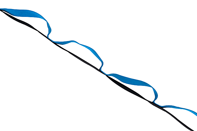 Mind Reader Fitness Stretching Strap 78 Blue - Office Depot