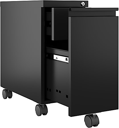 Hirsh 20 D Vertical 2 Drawer Mobile File Cabinet With Hidden Box Drawer ...