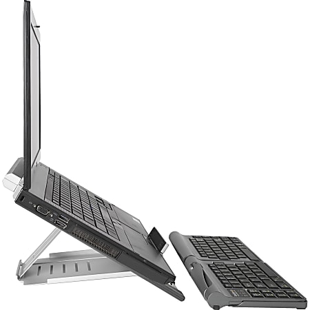 Goldtouch Go Travel Keyboard Notebook Stand Graphite By Ergoguys Cable ...
