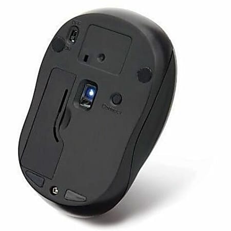 Verbatim Silent Wireless Blue LED Mouse Graphite Blue LEDOptical ...