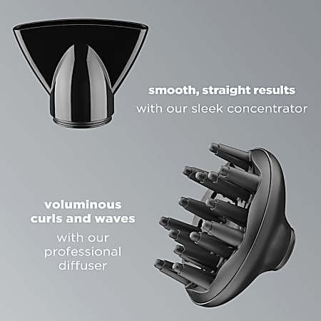 Conair InfinitiPRO Full Body and Shine Pro Hair Dryer Full Size Black ...