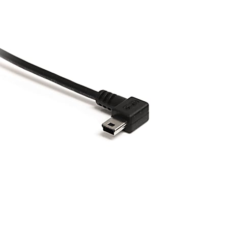 StarTech 3 ft Mini USB Cable A to Left Angle Mini B Connect your Mini ...