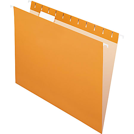 Oxford Color 15 Cut Hanging Folders Letter Size Orange Box Of 25 ...