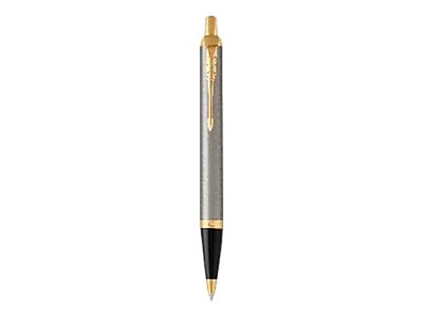 Parker IM Ballpoint Pen Medium Point 1.0 mm BlackGold Barrel Blue Ink ...