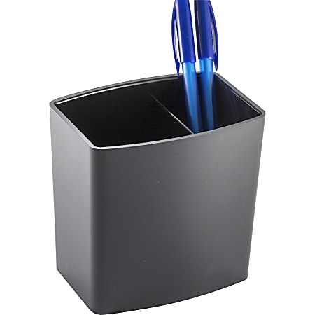 OIC 2200 Series Large Pencil Cup Black - Office Depot