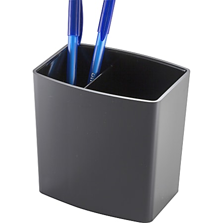 OIC 2200 Series Large Pencil Cup Black - Office Depot