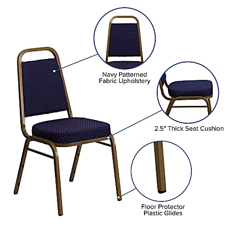 Flash Furniture HERCULES Series Trapezoidal Back Stacking Banquet Chair ...