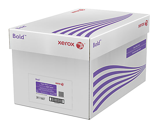 Xerox Bold Digital Super Gloss Cover Copy Paper Ledger Size 11 x 17 92 ...