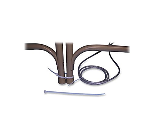 Tatco Tamper proof Cable Ties Natural 1000 Pack - Office Depot