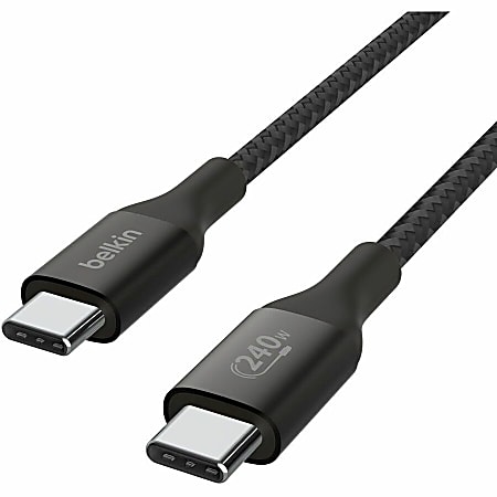 Belkin BoostCharge USB C to USB C Cable 240W 6.56 ft USB C Data ...