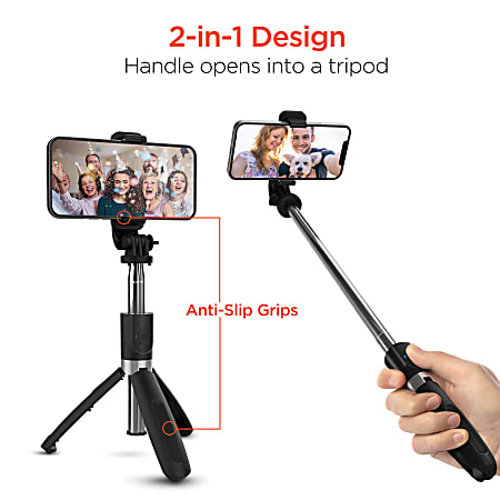 HyperGear SnapShot Wireless Selfie Stick 7 12 H x 1 716 W x 1 1316 L ...