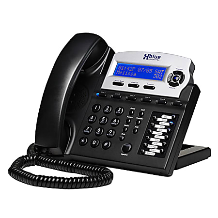 XBLUE Networks X16 Corded Telephone System Vivid Blue - Office Depot