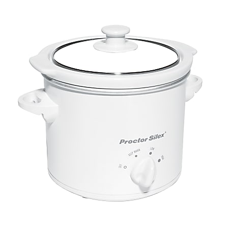 Proctor Silex 33015Y Slow Cooker - 1.50 quart - White
