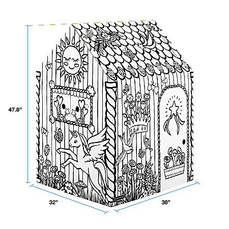 Bankers Box At Play Playhouse 48 H x 32 W x 38 D Unicorn - Office Depot