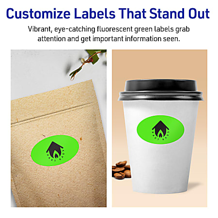 Avery Print To The Edge Labels With Sure Feed Technology And Easy Peel ...