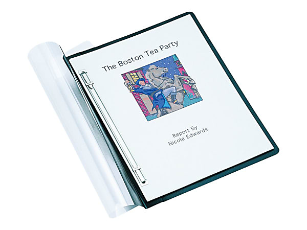 ACCO ACCOHIDE Frosted Front Report Cover 8 12 x 11 500 Sheet Capacity ...