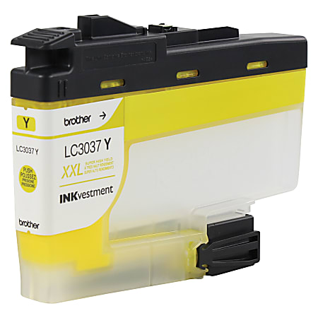 Brother LC3037 Yellow Super High Yield Ink Cartridge - Office Depot