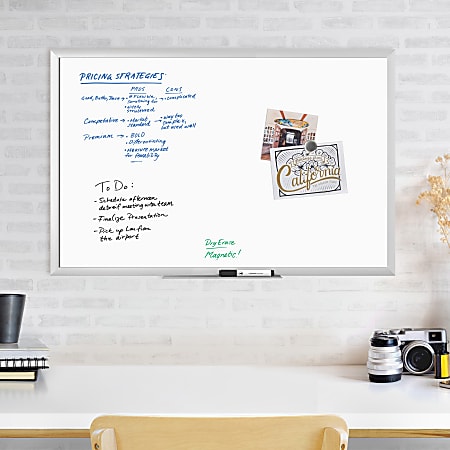 U Brands Dry Erase Board 36 X 24 Silver Aluminum Frame Actual Size 35 X ...