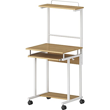 NuSparc 2 Shelf Computer Mobile Workstation 53 12 H x 23 710 W x 20 710 ...