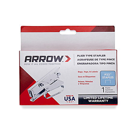 Arrow P22 Plier Stapler 7 Chrome - Office Depot