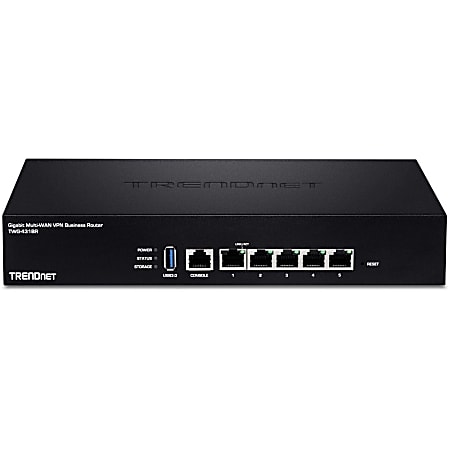 TRENDnet Gigabit Multi WAN VPN Business Router TWG 431BR 5 x Gigabit ...