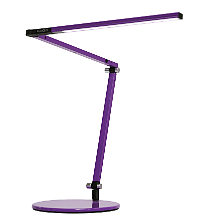 Koncept Z Bar Mini LED Desk Lamp Warm Light 12 34 H Purple - Office Depot