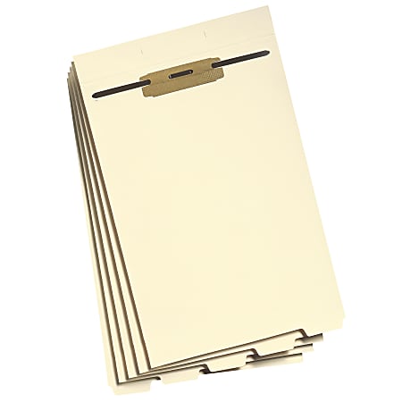 Smead End Tab Folder Dividers With Fasteners Legal Size Manila Box Of ...