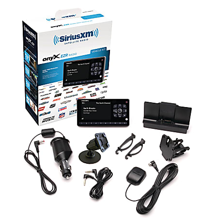 SiriusXM Onyx EZR SXEZR1V1 Radio With Vehicle Kit 8 716 H x 3 116 W x 7 ...