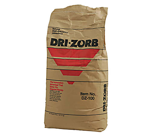 SPC Dri Zorb Granular Absorbent 40 lbs. Bag - Office Depot