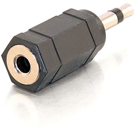 C2G 3.5mm Stereo Female to 3.5mm Mono Male Adapter 1 x Mini phone ...