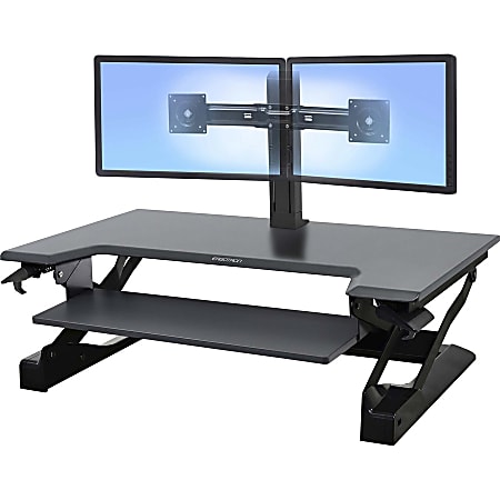 sit stand desk platform