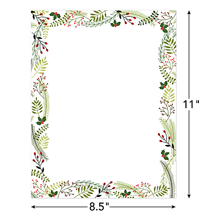 Holiday Letterhead Paper Great Papers! Golden Christmas Holiday