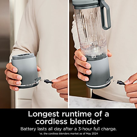 Ninja Blast Max Portable Blender 22 Oz Platinum Silver Total Qty 1 ...