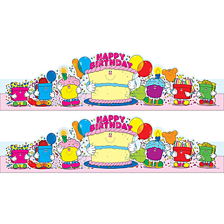 Carson Dellosa Education Happy Birthday Crowns 6 14 x 23 12 Multicolor ...