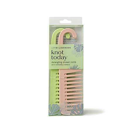 Lemon Lavender Knot Today Detangling Shower Combs 10 Assorted Colors ...