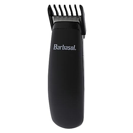 Barbasol Battery Powered Portable Touch Up Trimmer Black - Office Depot