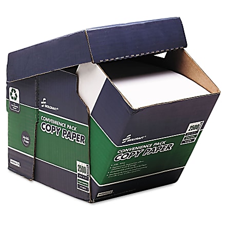 SKILCRAFT Xerographic Reamless Copy Paper White Letter 8.5 x 11 2500 ...
