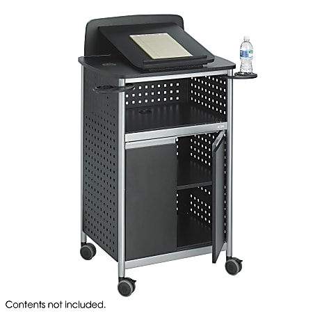 Safco Scoot Multipurpose Lectern Black - Office Depot