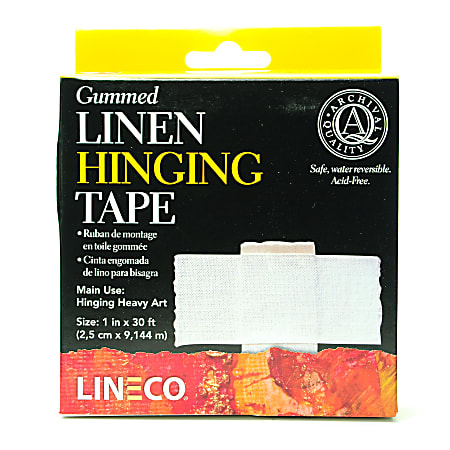 Lineco Gummed Linen Tape 1 x 360 White - Office Depot